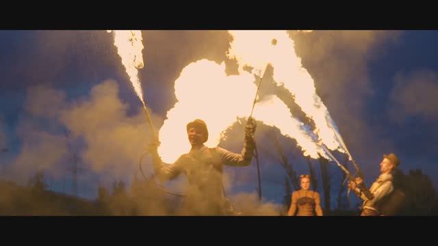 шикарное фаер шоу