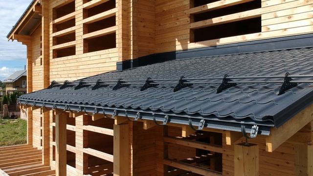 Проект 300 400 007. История №3 Один из самых больших построенных нами домов из бруса.