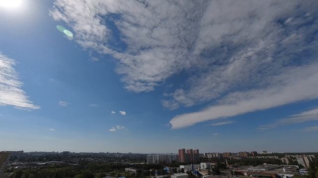 Полные сутки, магия происходящего на небе в timelapse