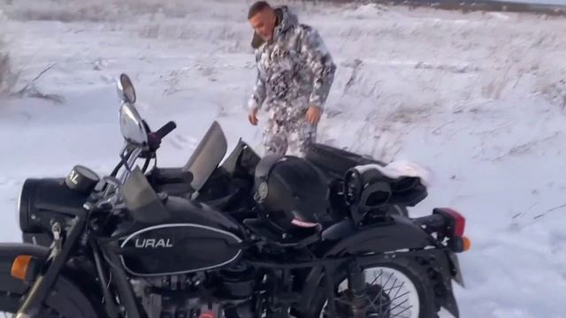 BLACK URAL MOTO | ЧЕРНЫЙ УРАЛ | ЗИМНИЕ МОРОЗЫ -20° | МОТО 59 | GOOD GARIK