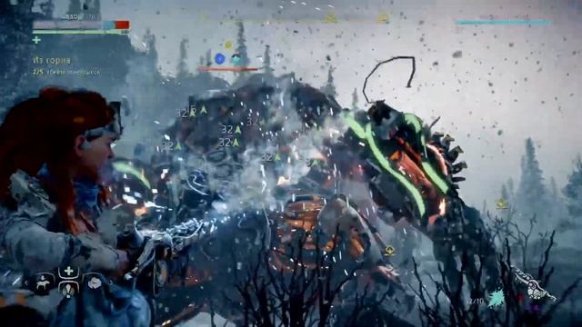 Прохождение игры Horizon Frozen Wilds #16 Убили четырех остался один Огнеклык (без комментариев)