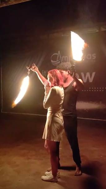 Фаершоу в отеле  Amphoras Beach