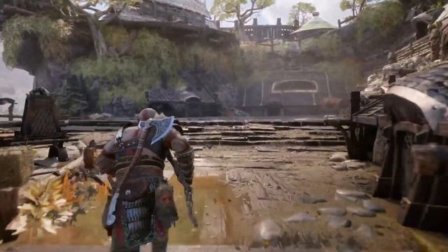 Прохождение игры God of War Ragnarok #4 Убираем грехи головы (часть 1) (без комментариев)