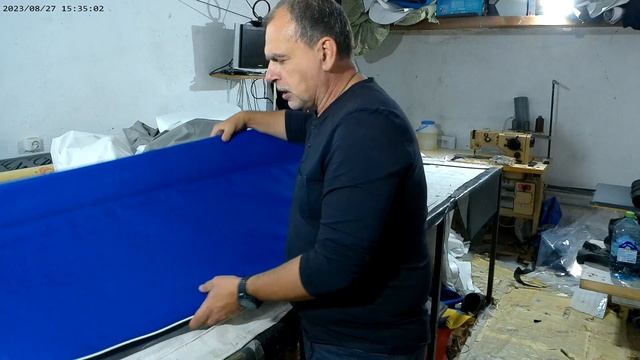 Обьемная накладка для сидений катера или лодки