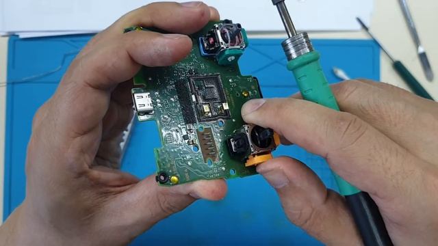 ps5 ремонт 3д аналога. 3D analog replacement