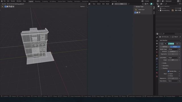 Blender procedural buildings with geometry nodes fields pt. 1