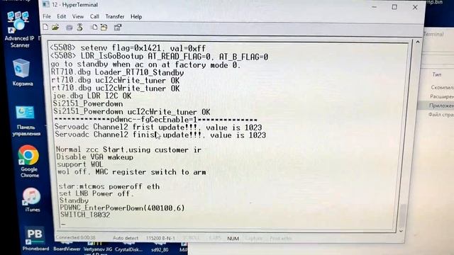 polar p43u51 TP.MT5522s.PC822 не включается висит на заставке