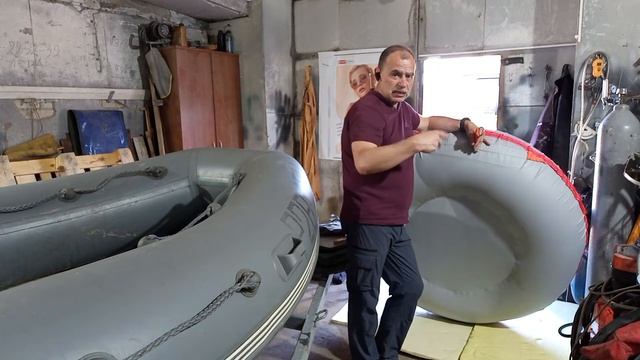 Модель однорымовой ватрушки для буксировки на основе камеры КАМАЗ