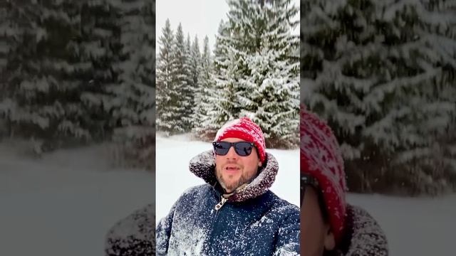 Много снега