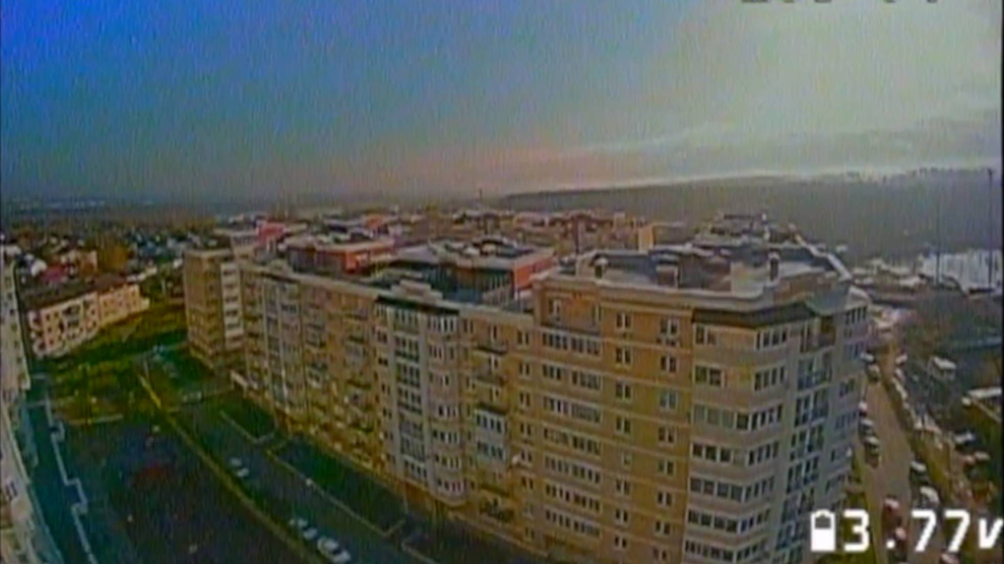 Полеты на FPV дроне Drashark16