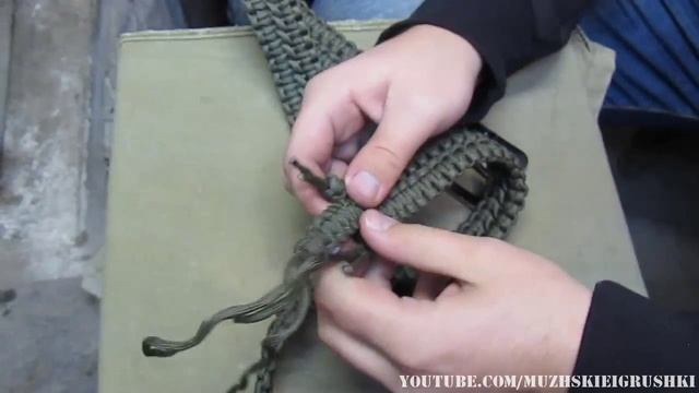 Ремонт ремня из китайского паракорда