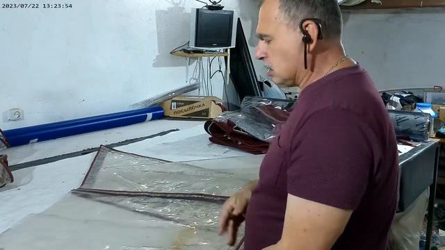 Капитальный ремонт и замена панелей ходового тента катера