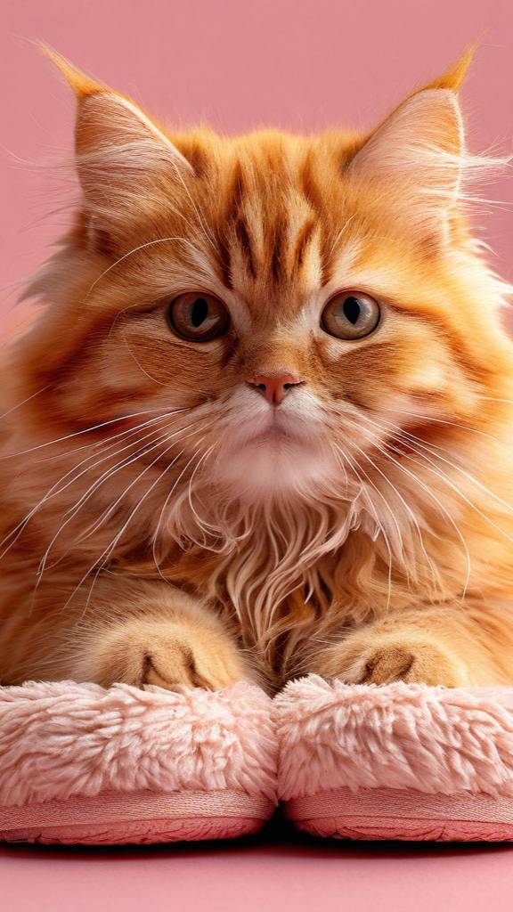 мохнатый кот апельсин 2