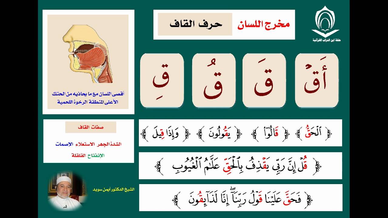 Буква (Каф - ق)