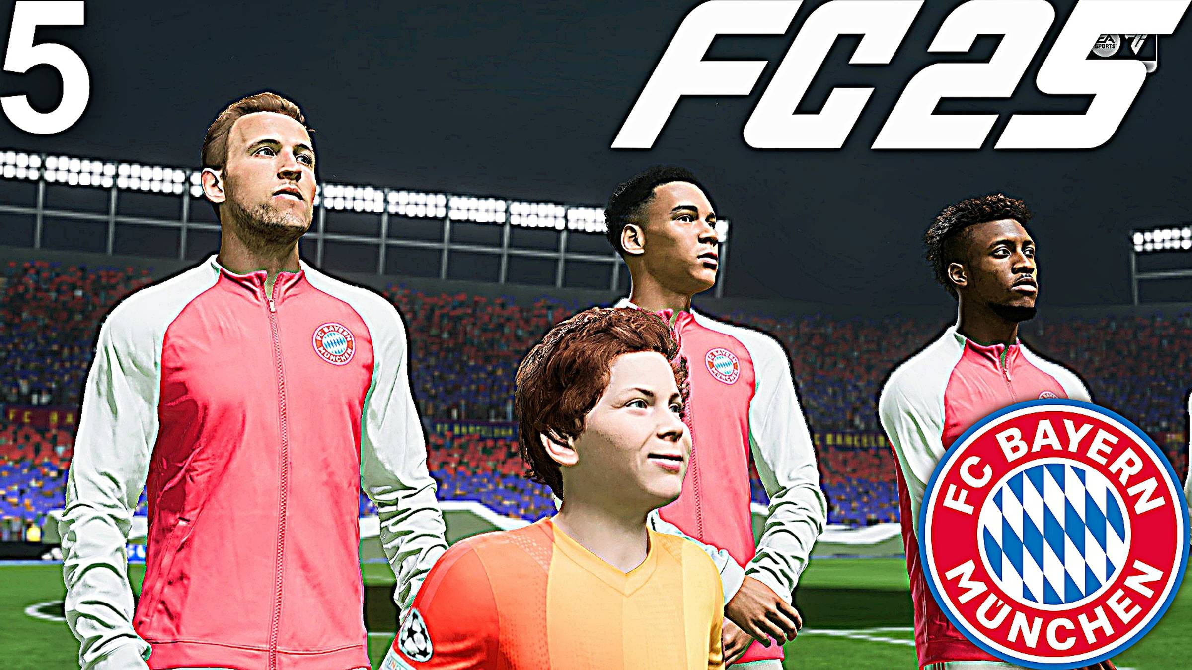 FC 25 КАРЬЕРА ЗА БАВАРИЮ #5 - БИТВА С БАРСЕЛОНОЙ и НЕМЕЦКАЯ МАШИНА ВОЗВРАЩАЕТСЯ?!