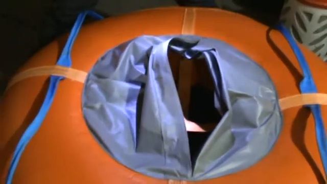 Надувные санки для рыбалки с мотособакой