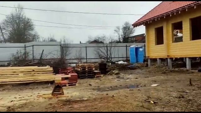 Заканчиваем строительство дома из клеёного бруса