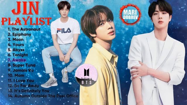 Jin  BTS All Song Playlist 2022 Updated/Обновлен список воспроизведения всех песен за 2022 год