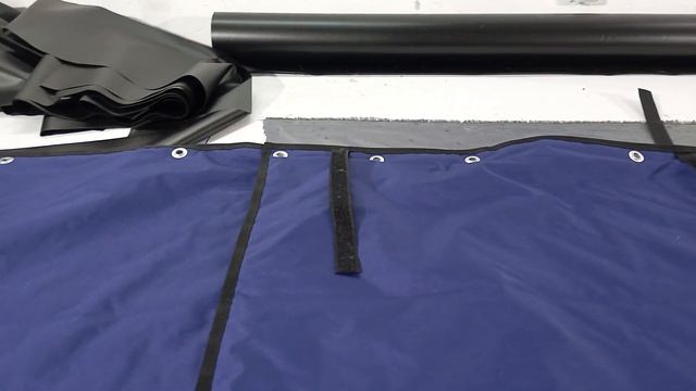 Утепленная барьерная штора в котедж  Инструкция по установке