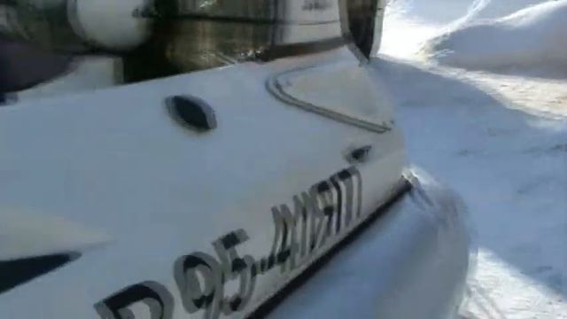 Тестирование зимнего ГО на СВП Aerocruiser SA 1100