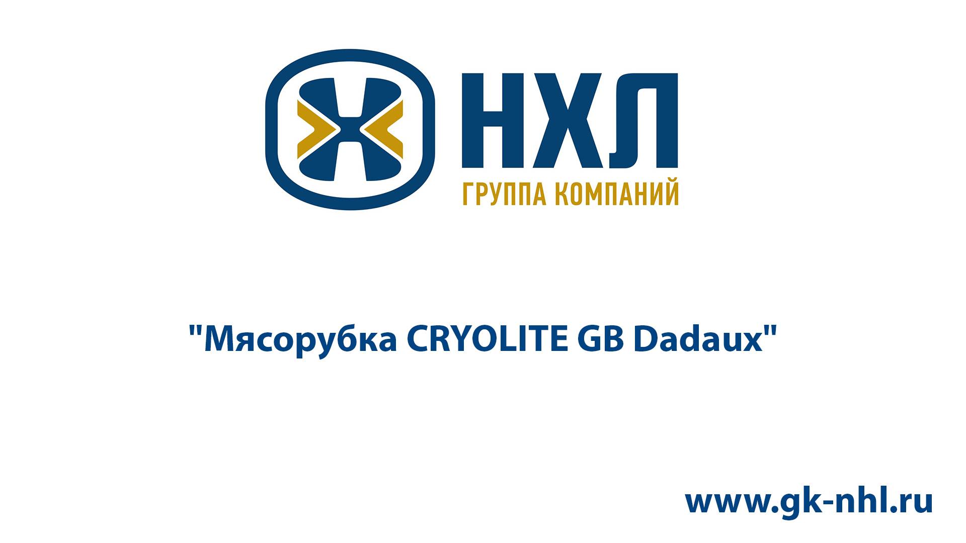 Мясорубка CRYOLITE GB Dadaux