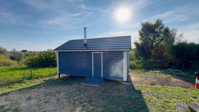 Отзыв на баню из профбруса ч.1