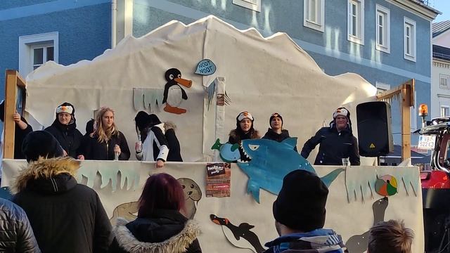 Карнавальное шествие на тракторах в г. Рид-им-Инкрайс, Австрия, 2024