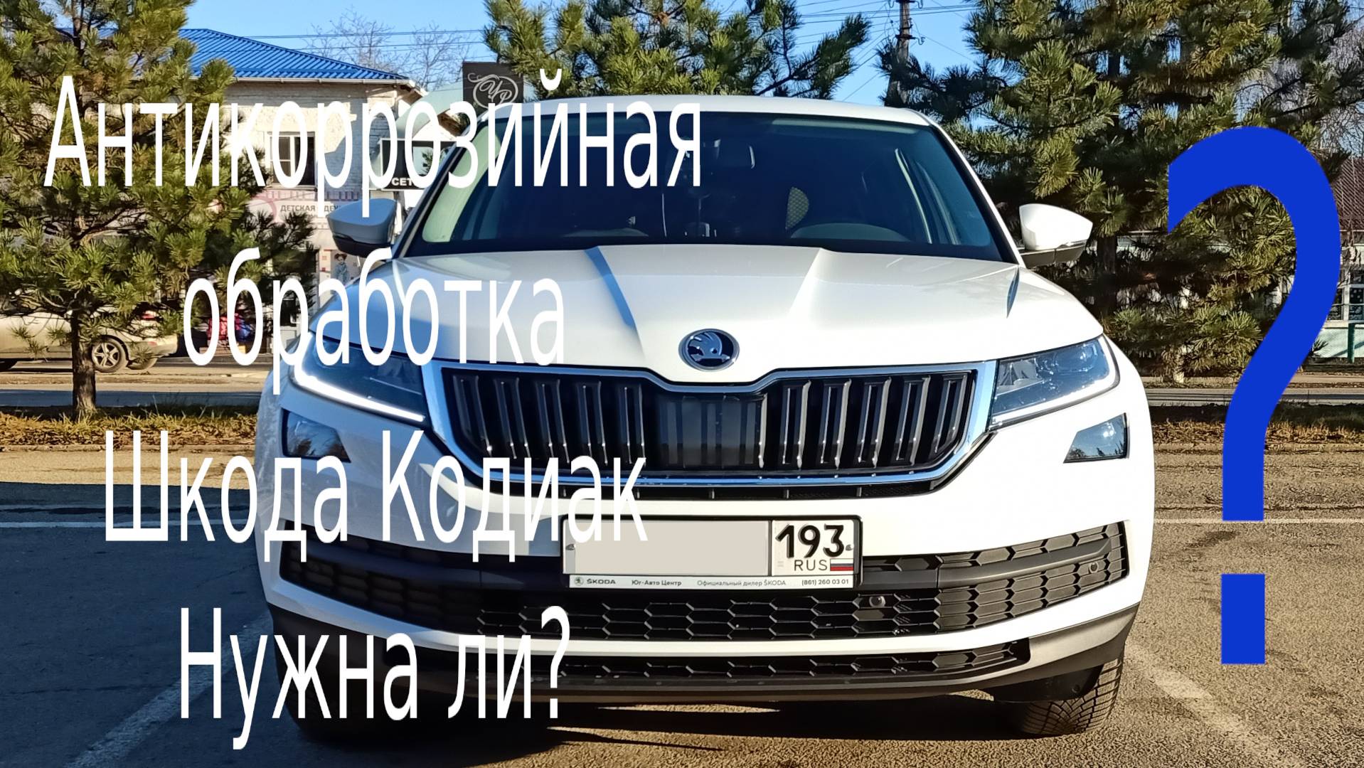 Антикоррозийная обработка арок передних колес Шкода Кодиак. Skoda Kodiaq.