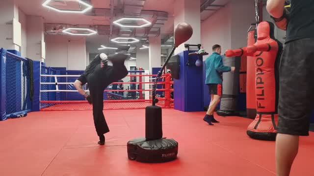 Снятие негатива. Работа со снарядами в зале # 1