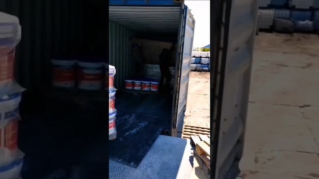 Отгрузка 20 футового контейнера материалов TERRACO