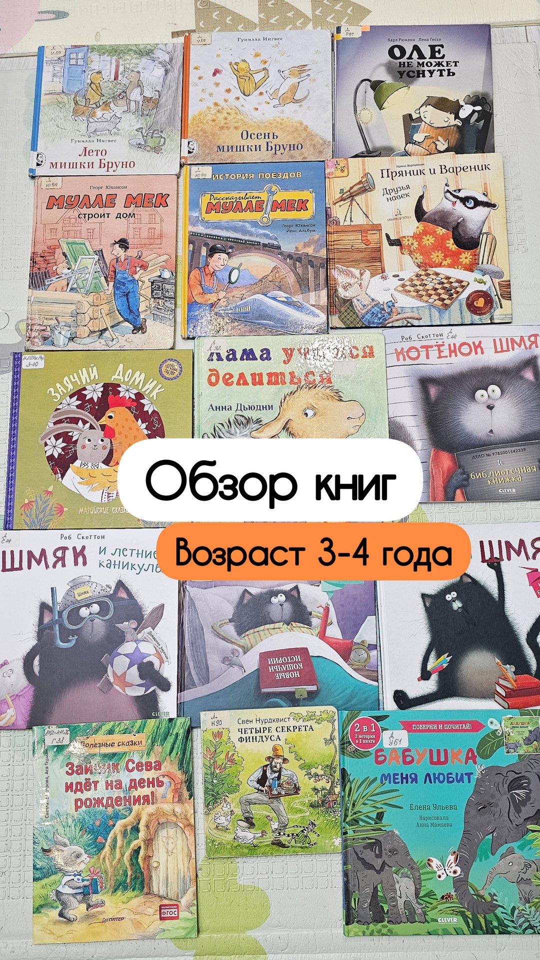 Обзор книг 3-4 года
