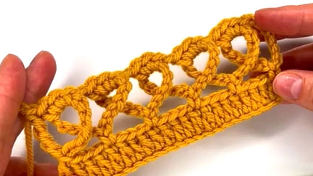 Краивый узор крючком