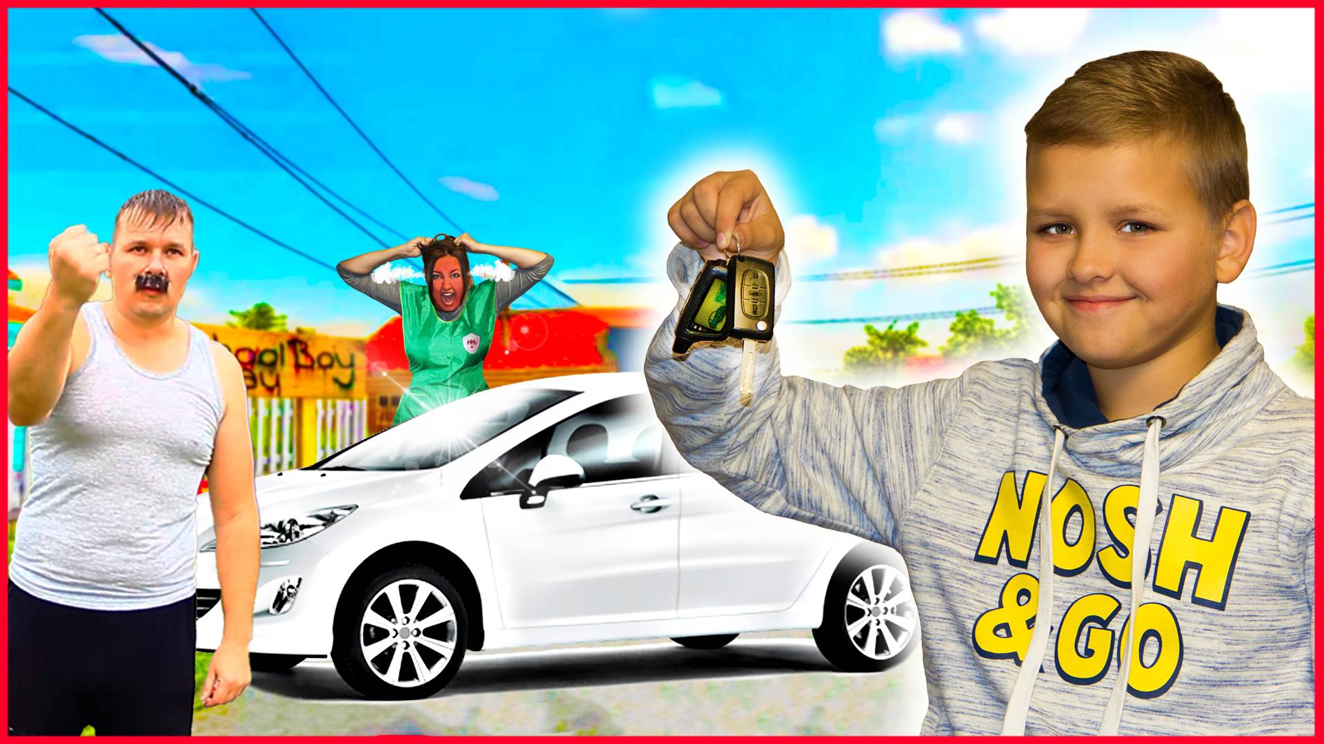 СКУЛБОЙ УГНАЛ ТАЧКУ У БАТИ В РЕАЛЬНОЙ ЖИЗНИ! (Секретная концовка)