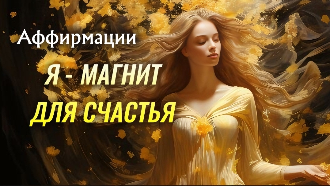Аффирмации "Я - МАГНИТ ДЛЯ СЧАСТЬЯ"