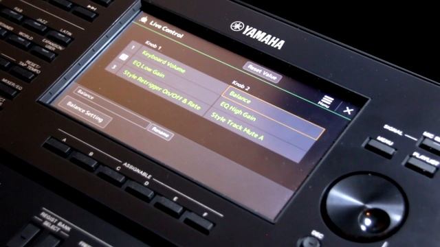 Обзор Меню | Yamaha PSR SX700 | Overview of the menu