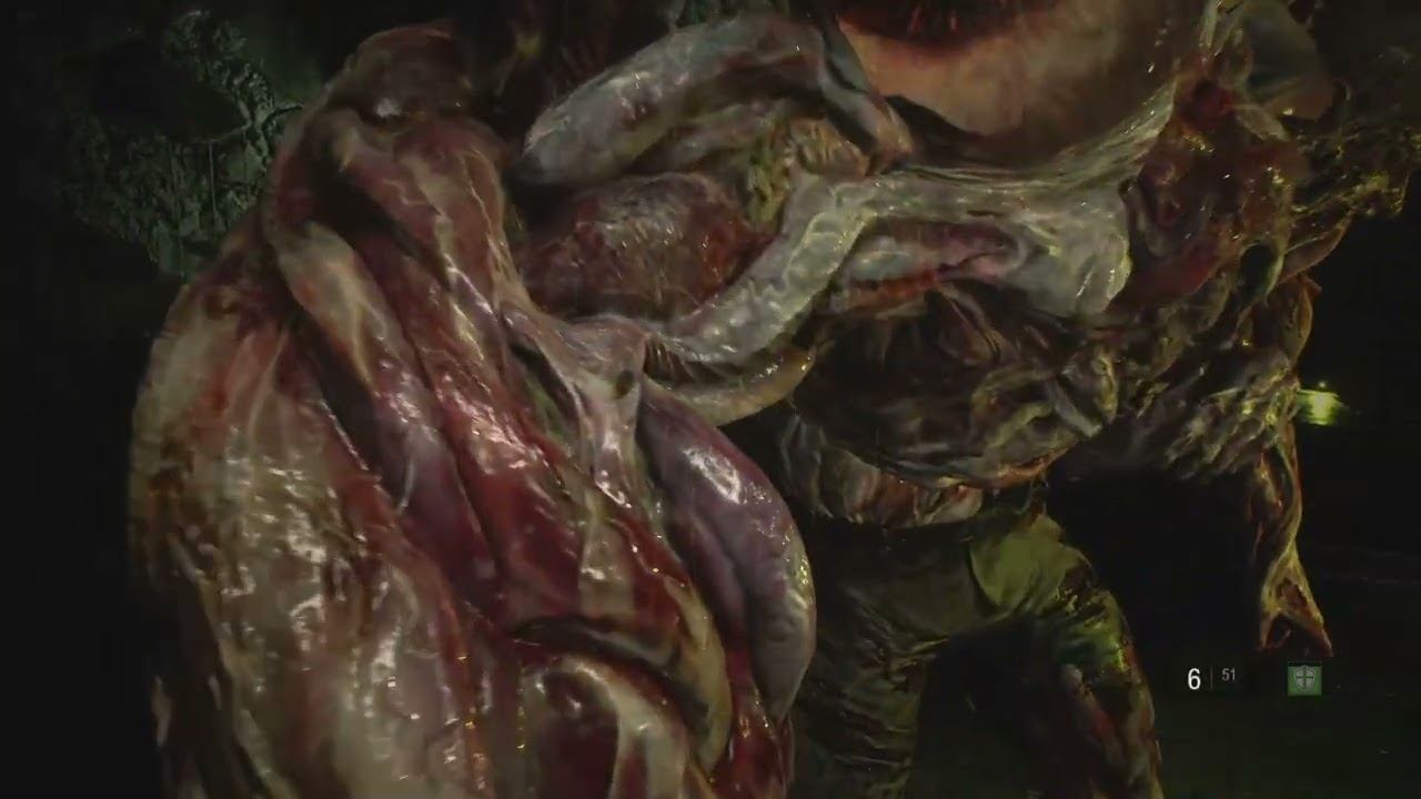 Resident Evil 2 Remake (Hard) - Биркин G2 (Клэр, Канализация)