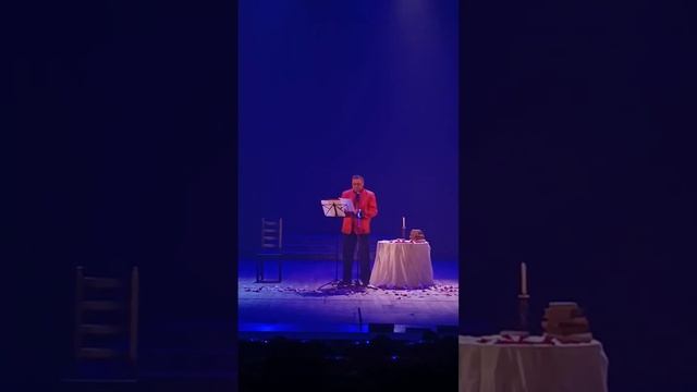 Вечер живой поэзии в театре Бурдрамы. Стих Моим родителям