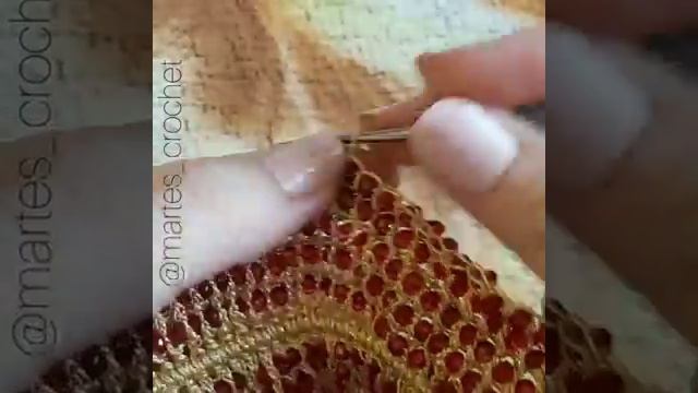 Вязание крючком с бусинами