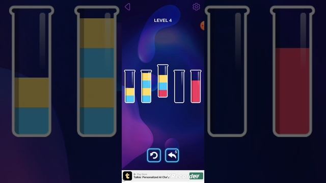 Tic-Tac-Toe Water Sort Прохождение 1-5 Уровень