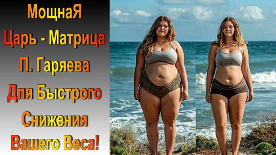 Сильнейшая Матрица П. Гаряева для Снижения Аппетита с Гипнотической Медитацией для снижения веса!!!