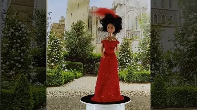 Вязаное платье "Театральное"