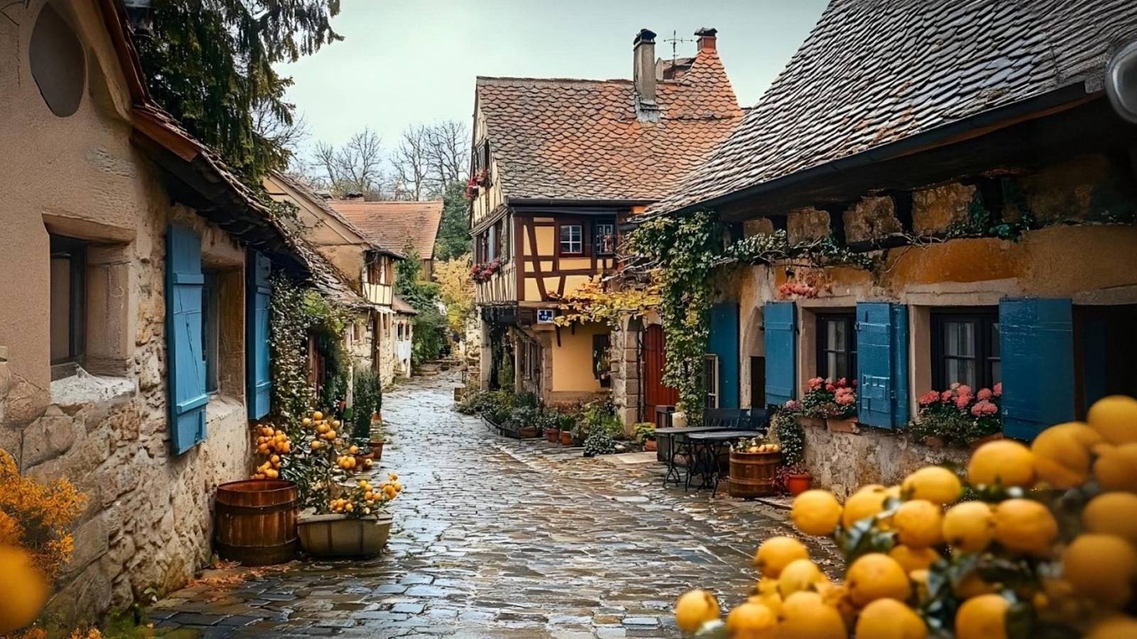 Ротенбург-об-дер-Таубер, cамые красивые деревни Германии - пешеходная экскурсия 4K HDR