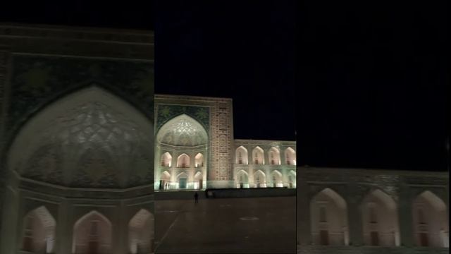 Самарканд. Регистан вечером