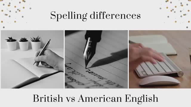 British vs American English Spelling