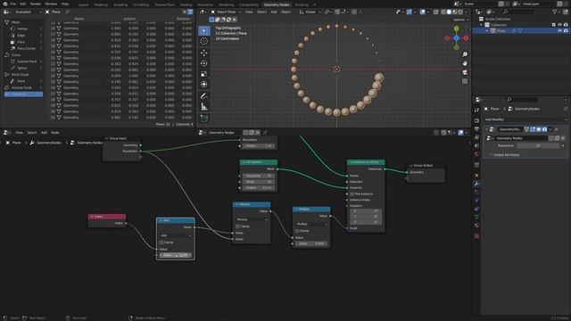 Simple Loading Animation with Geometry Nodes ｜ Blender 3.1 Tutorial-WOVHtD06BhE