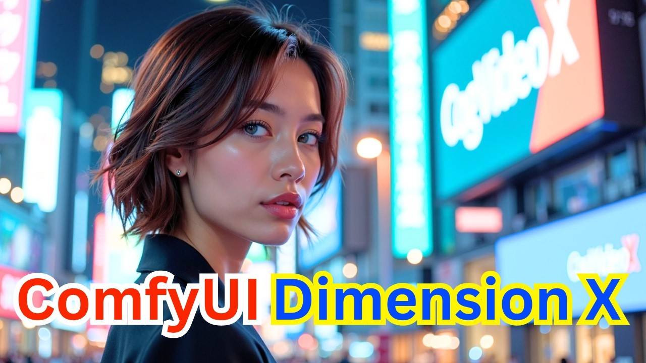 ComfyUI CogVideoX 5B With Dimension X An Image To Video Generation