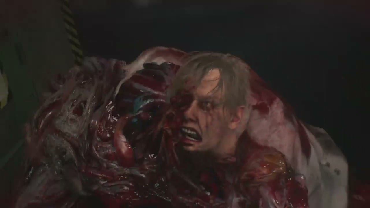 Resident Evil 2 Remake (Hard) - Биркин G1 (Леон, RPD)