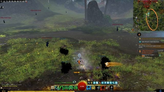 Janthir Syntri - Collect affected flora samples for Curious Remedy & Achievement (Guild Wars 2)
