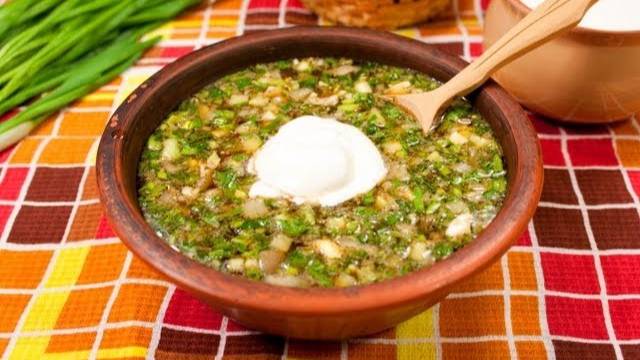 Окрошка мясная видео рецепт