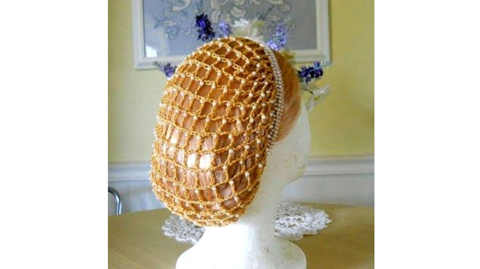 Сетка для волос Крючком